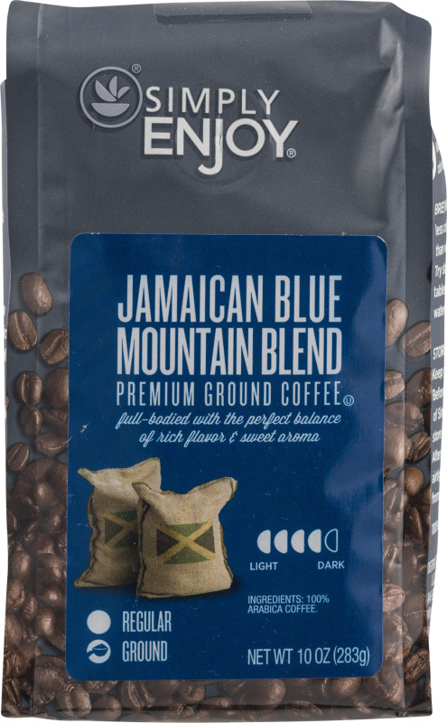 Simply Enjoy Ground Coffee Jamaican Blue Mountain Blend Simply Enjoy ...
