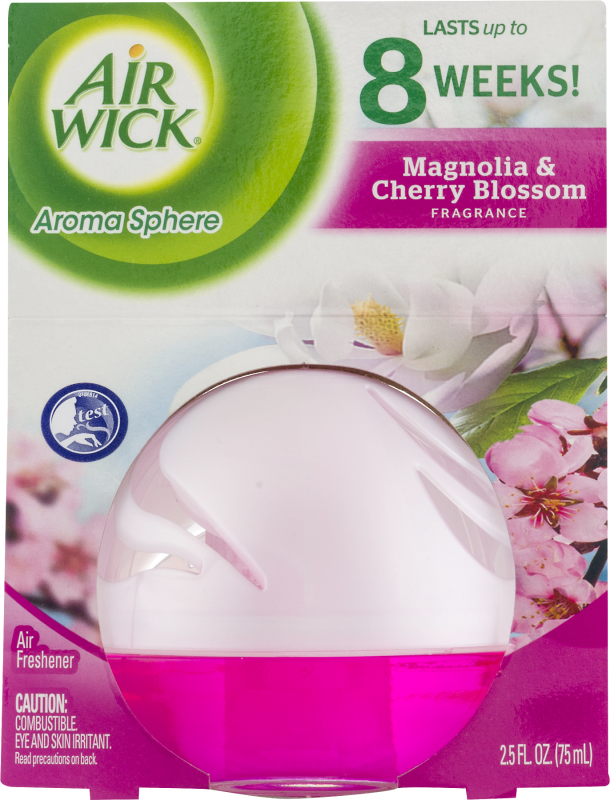 Air Wick Aroma Sphere Air Freshener Magnolia & Cherry Blossom Air Wick ...