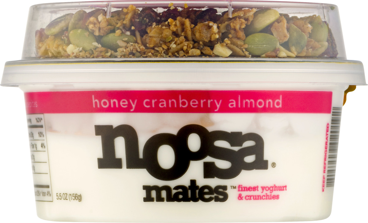 noosa mates Finest Yoghurt & Crunchies Honey Cranberry Almond noosa ...