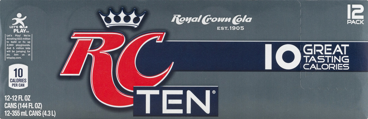 RC Ten Royal Crown Cola - 12 CT RC(78000015218): customers reviews ...