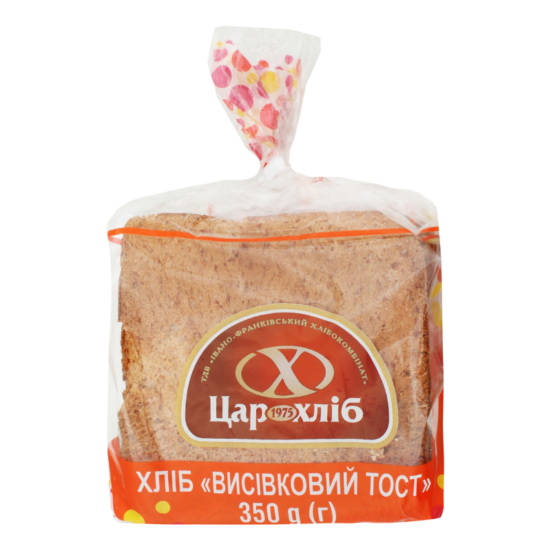 Хлеб нарезной Отрубной тост Цар хліб м/у 350г Цар хліб(4820088482262 ...
