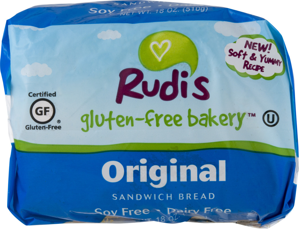 Rudi's Gluten-Free Sandwich Bread Original Rudi's(856750002005 ...