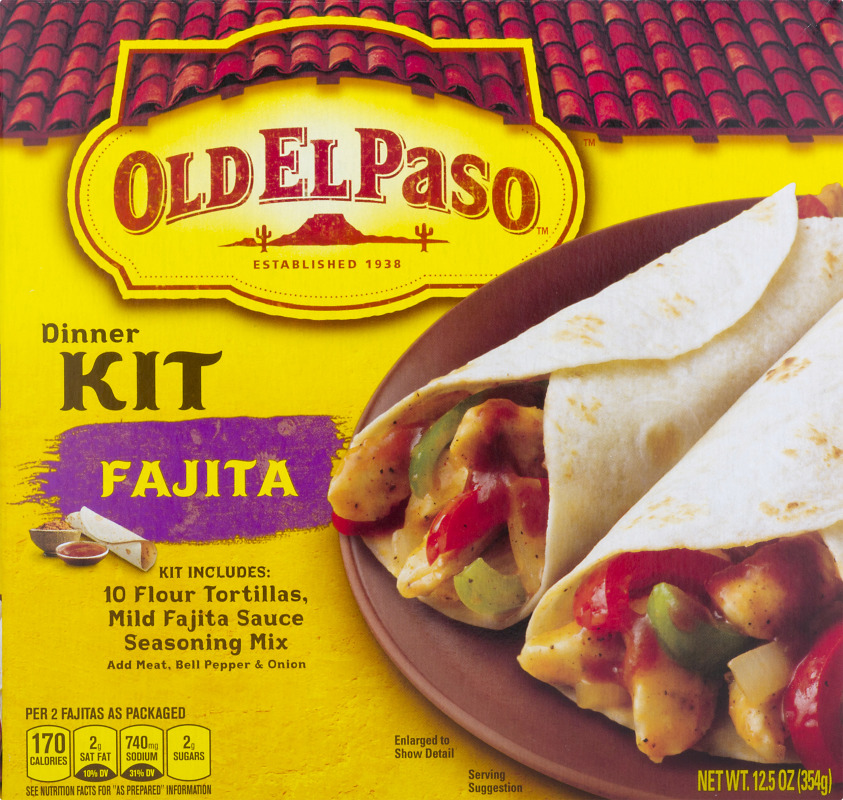 Old El Paso Dinner Kit Fajita Old El Paso(46000287386): customers ...