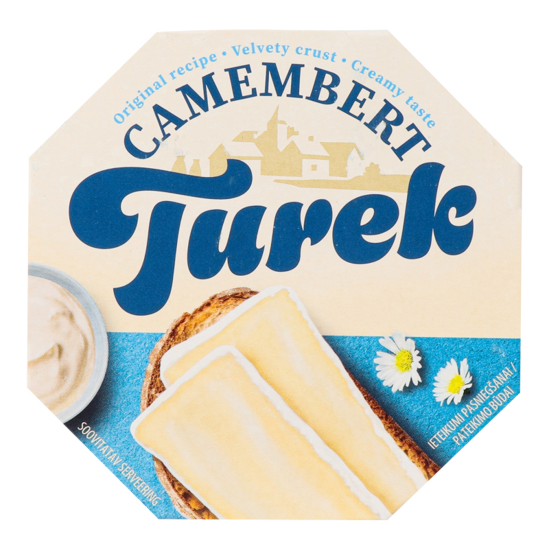 Сыр 60% мягкий с плесенью Camembert Turek к/у 120г Turek(15901390001887 ...