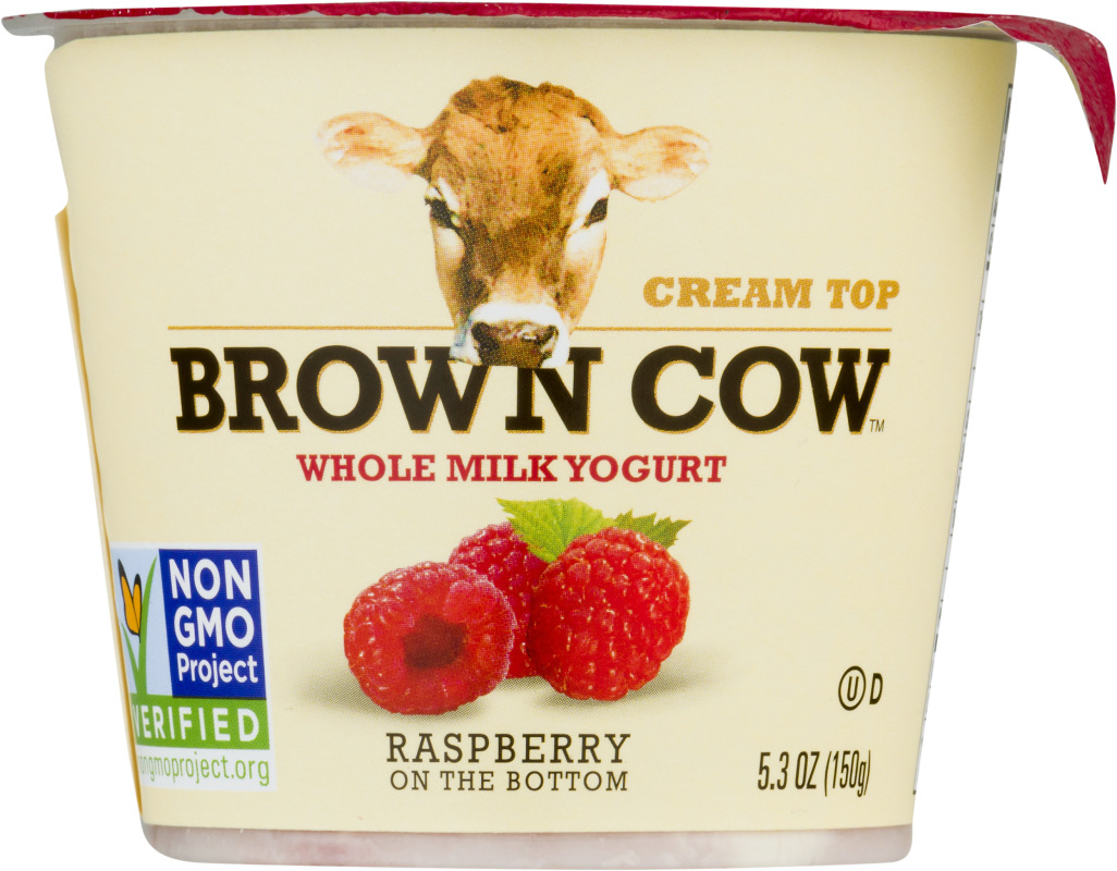 Brown Cow Whole Milk Yogurt Raspberry Brown Cow(88194340072): customers ...