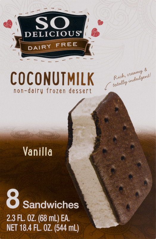 So Delicious Dairy Free Coconut Milk Non-Dairy Frozen Dessert ...