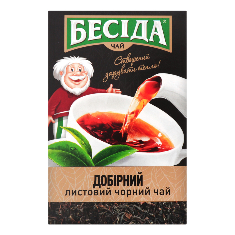 Чай черный байховый листовой Отборный Бесіда к/у 80г Бесіда ...
