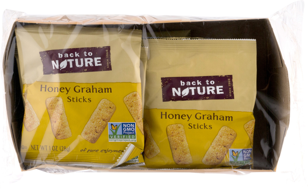 Back to Nature Honey Graham Sticks Pouches - 8 CT Back To Nature ...