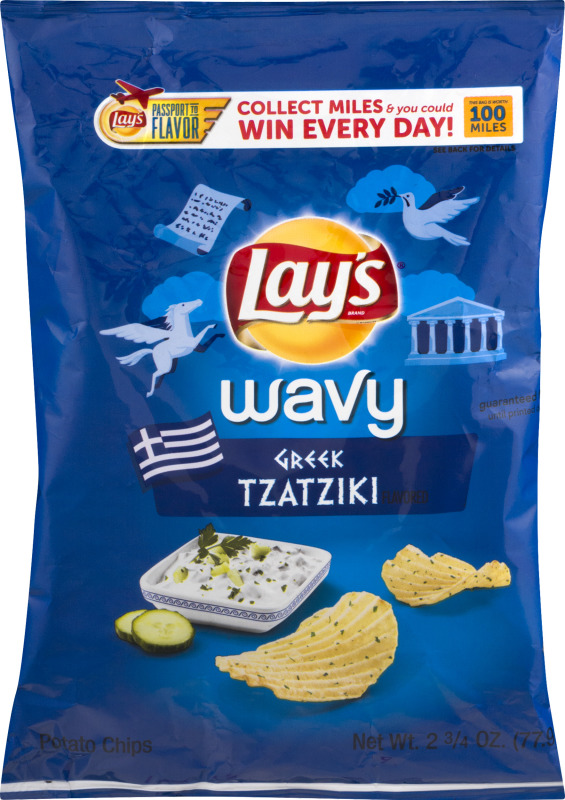 Lay's Wavy Potato Chips Greek Tzatziki Lay's(28400624602): customers ...