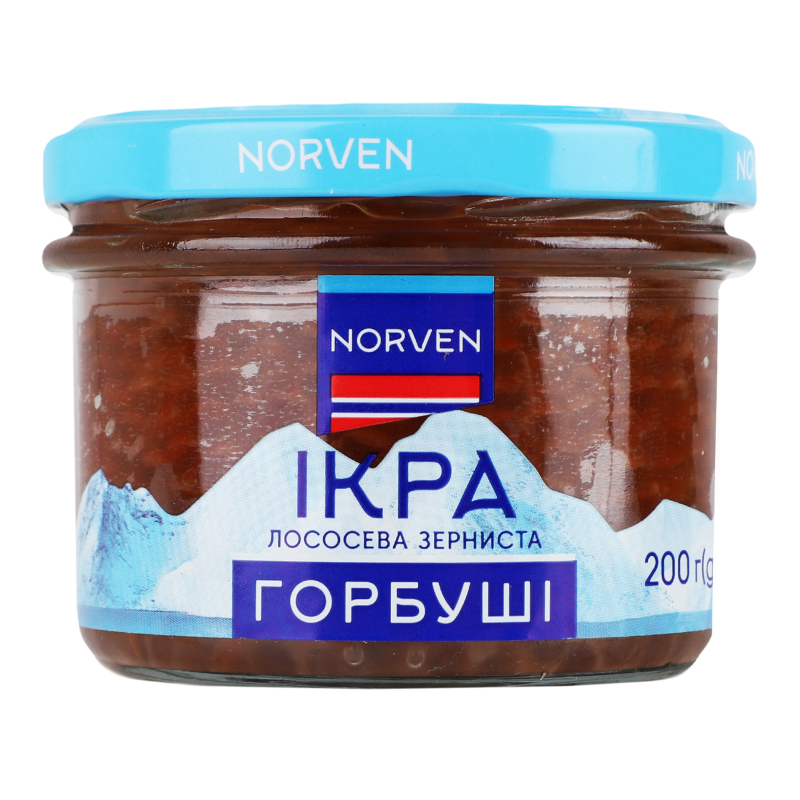 Икра горбуши зернистая Norven с/б 200г Norven(4820224239972): купить в интернет магазинах ...