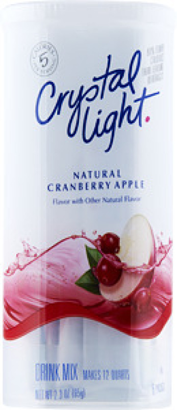 Crystal Light Natural Cranberry Apple Drink Mix- 6 CT Crystal Light ...