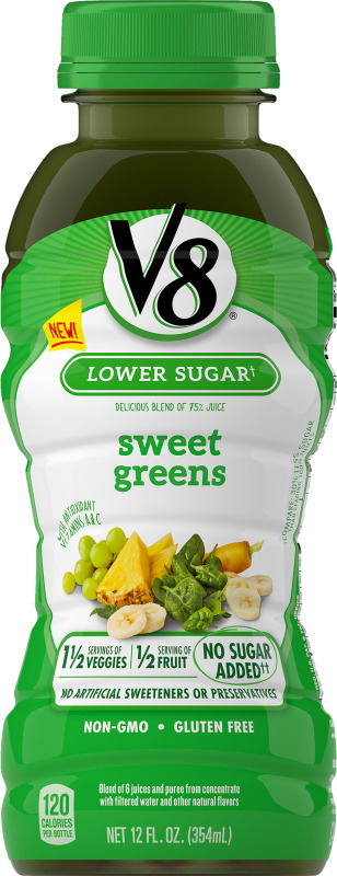 V8® Sweet Greens, 12 oz. V8®(51000247681): customers reviews @ listex ...