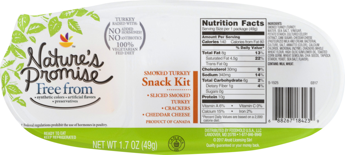 Nature's Promise Snack Kit Smoked Turkey Nature's Promise(688267184239 ...