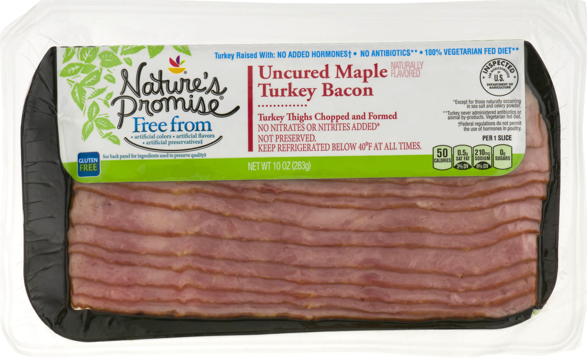Nature's Promise Uncured Maple Turkey Bacon Nature's Promise ...