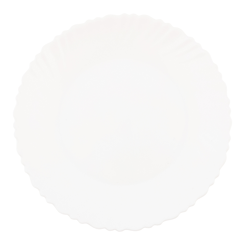 Тарілка обідня Blanco Wave склокераміка 22см Vittora(26902020062205 ...