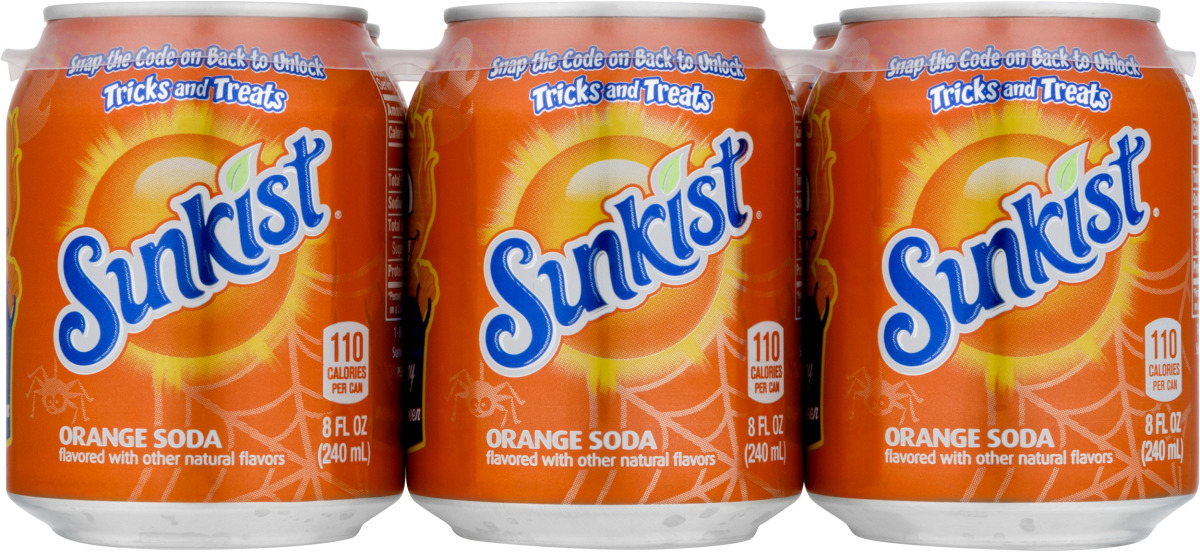 Sunkist Orange Soda - 6 CT Sunkist(78000002713): customers reviews ...