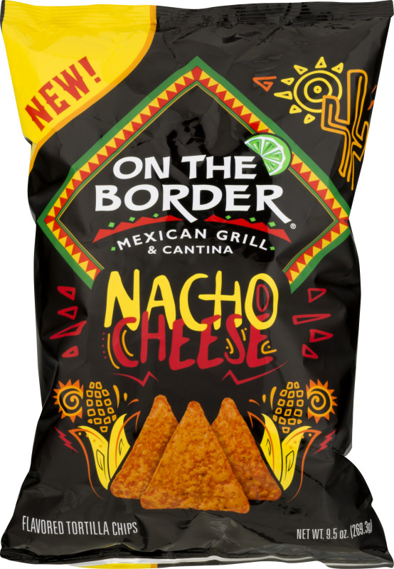 On The Border Tortilla Chips Nacho Cheese On The Border(781138731102 ...