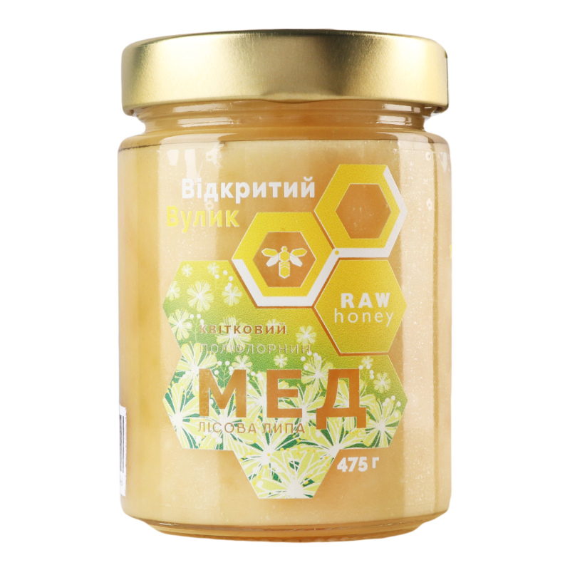 Мед натуральный цветочный Лесная Липа Open Hive с/б 475г Open Hive ...