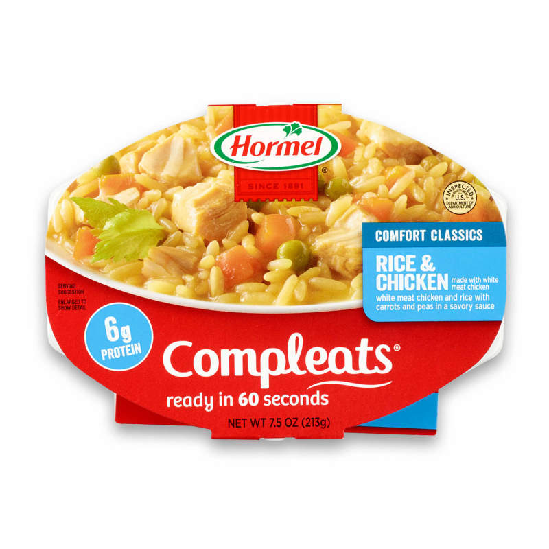Hormel Compleats Rice & Chicken, 7.5 Ounce Hormel(37600495479 ...