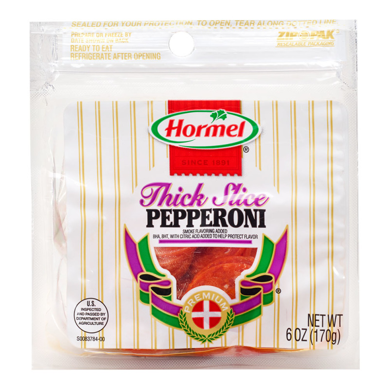 Hormel Pepperoni Thick Sliced Pillow Pack - 6oz Hormel(37600442947 ...