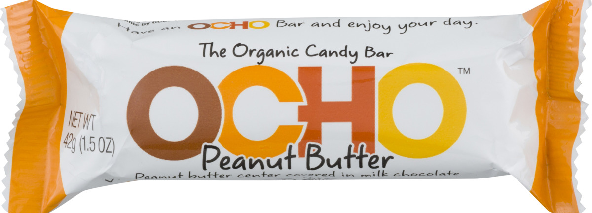 OCHO The Organic Candy Bar Peanut Butter Ocho(859815002019): customers ...
