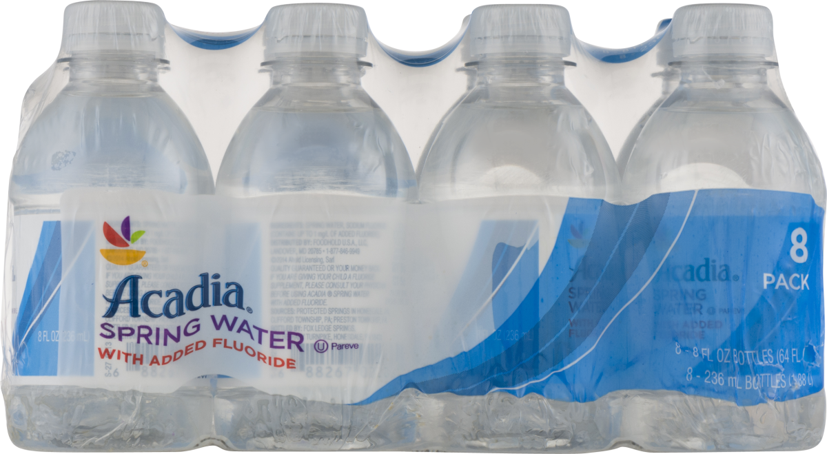 Acadia Natural Spring Water - 8 PK Acadia(688267022869): customers ...