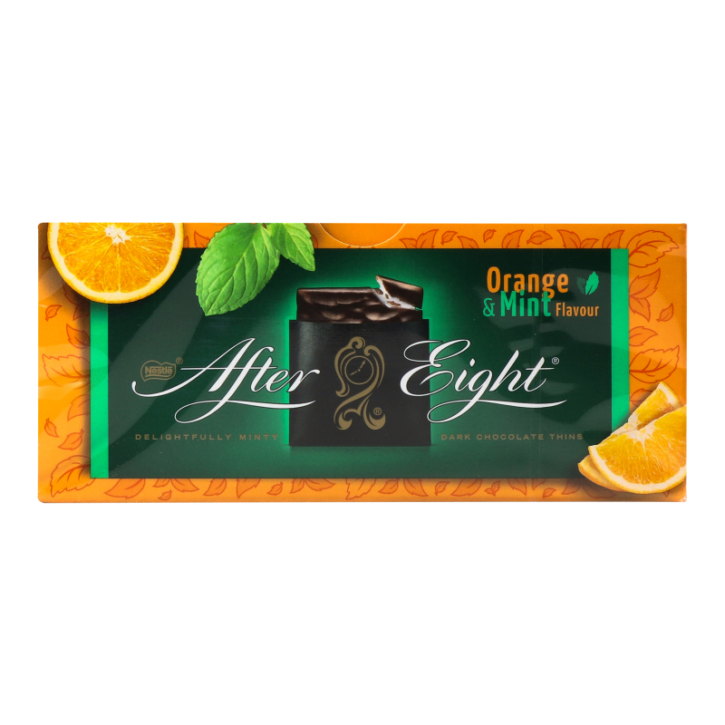 Шоколад черный с мятной начинкой со вкусом апельсина Orange&Mint After ...