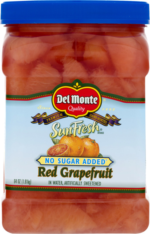 Del Monte SunFresh Premium Hand-Sorted Red Grapefruit Slices No Sugar ...