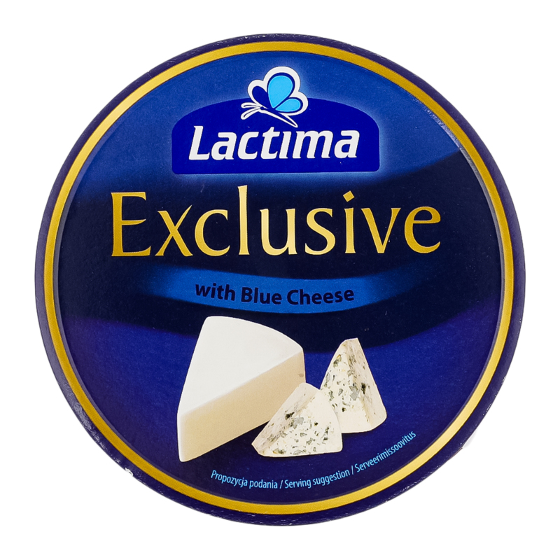 Сыр плавленый 40% Blue Cheese Exclusive Lactima к/у 8х17.5г Lactima ...