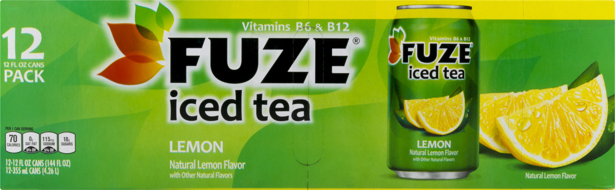 FUZE Iced Tea Lemon Flavor - 12 PK Fuze(80793808694): customers reviews ...