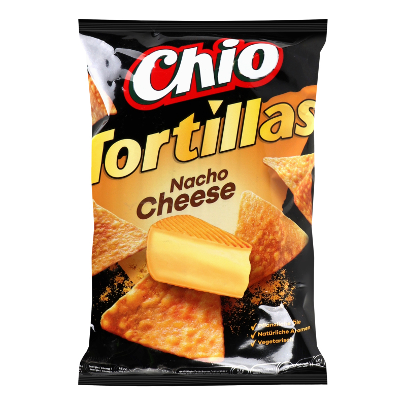 Чипсы кукурузные Nacho Cheese Tortillas Chio м/у 110г Chio ...