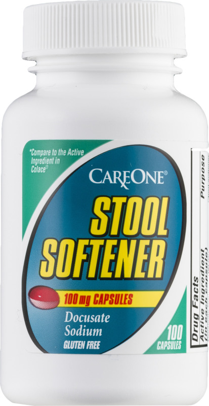 CareOne Stool Softener Capsules 100 mg - 100 CT CareOne(341520313677 ...