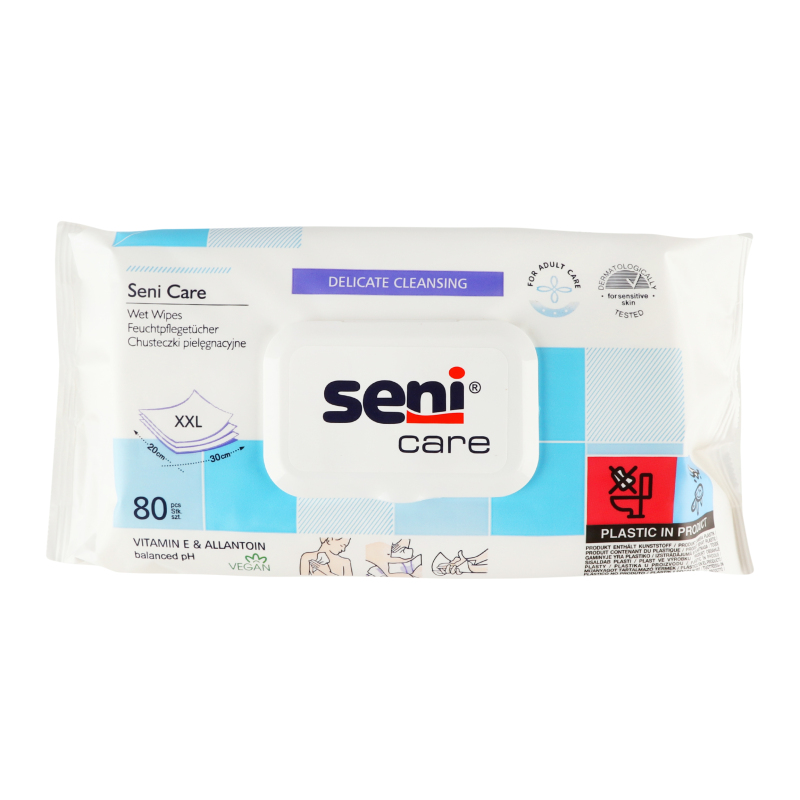 Салфетки влажные Care Seni 80шт Seni(5900516184384): купить в интернет ...
