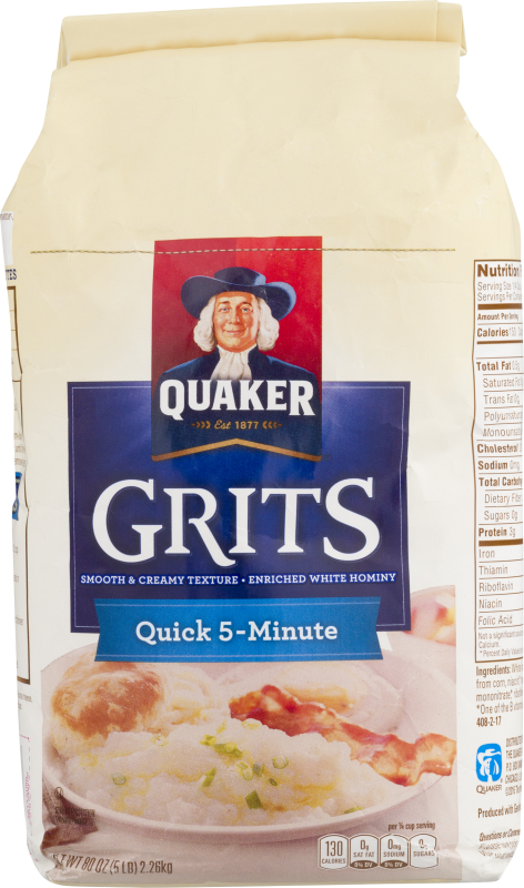 Quaker Grits Quick 5-Minute Quaker(30000043707): customers reviews ...