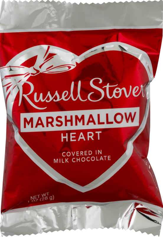 Russell Stover Marshmallow Heart in Milk Chocolate Russell Stover ...
