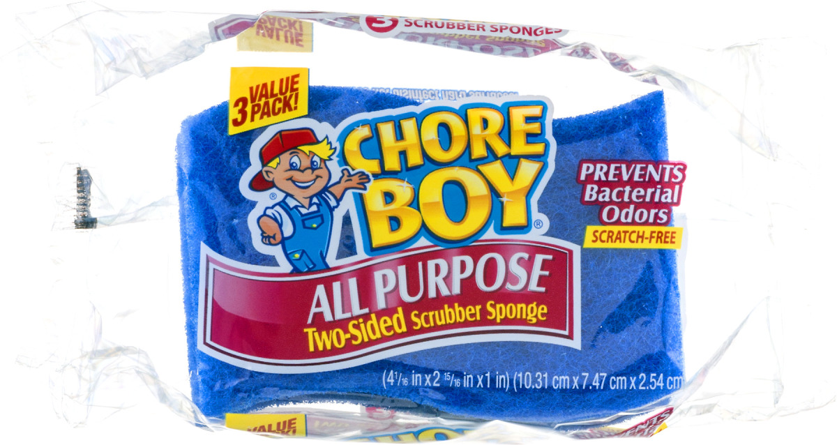Chore Boy All Purpose Two-Sided Scrubber Sponge - 3 CT Chore Boy ...