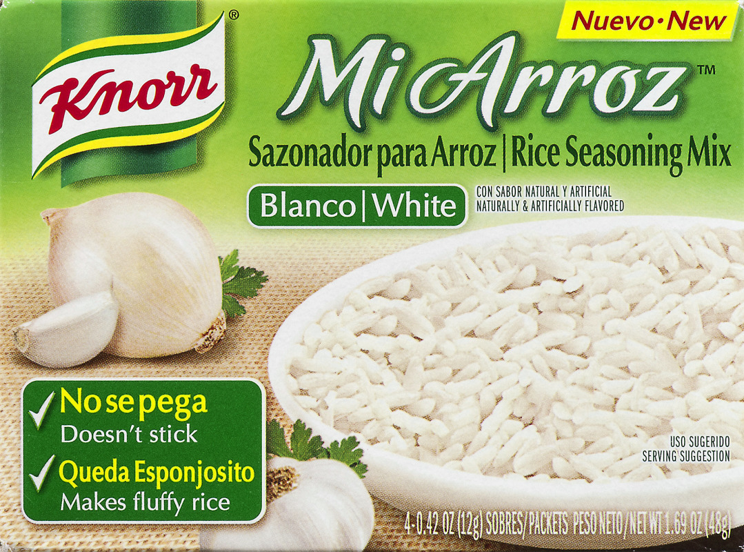 Knorr Mi Arroz Rice Seasoning Mix White - 4 CT Knorr(48001263178 ...