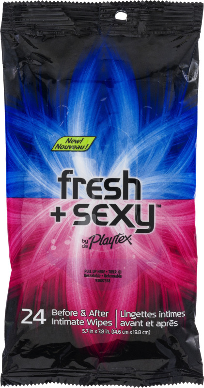 Playtex Fresh + Sexy Before & After Intimate Wipes - 24 CT Playtex ...