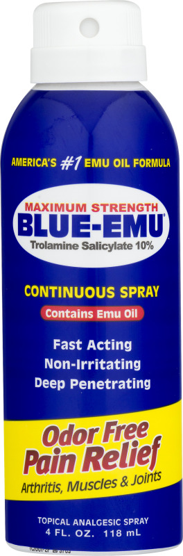 Blue-Emu Pain Relief Spray Maximum Strength Blue-Emu(45611008557 ...