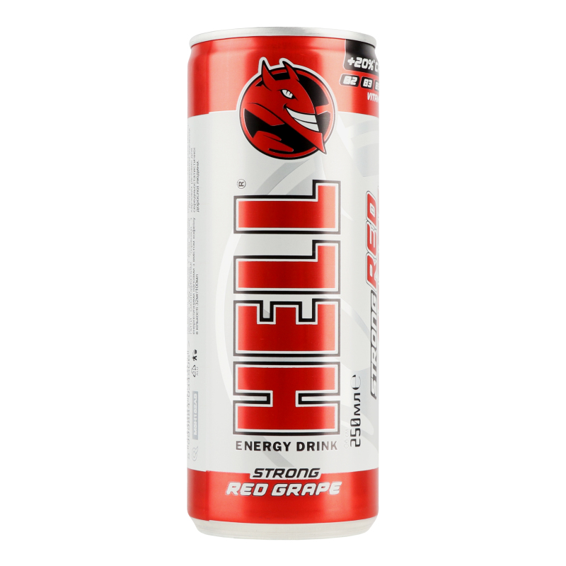 Напиток энергетический безалкогольный газированный Strong Red Grape ...