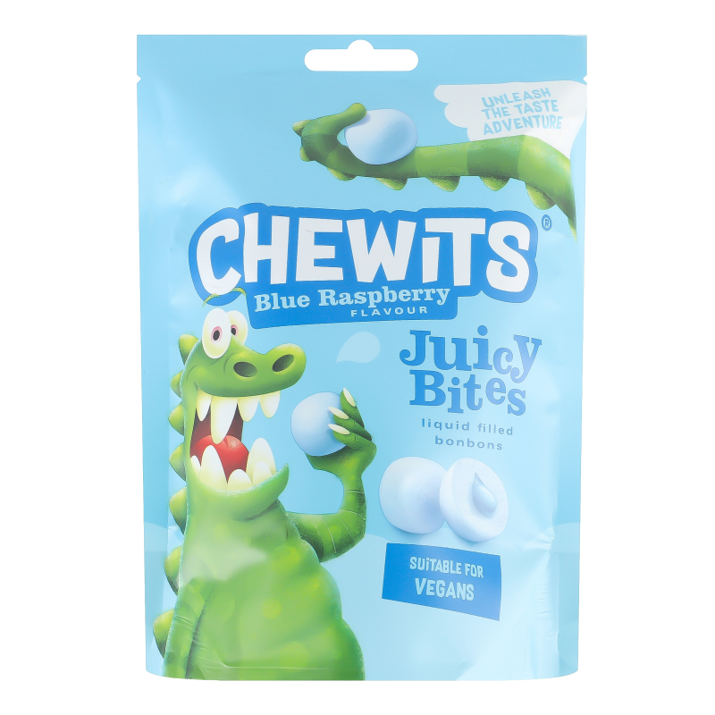 Конфеты жевательные Blue Raspberry Juicy Bites Chewits д/п 115г Chewits ...