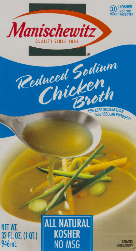 Manischewitz Reduced Sodium Chicken Broth Manischewitz(72700102278 ...