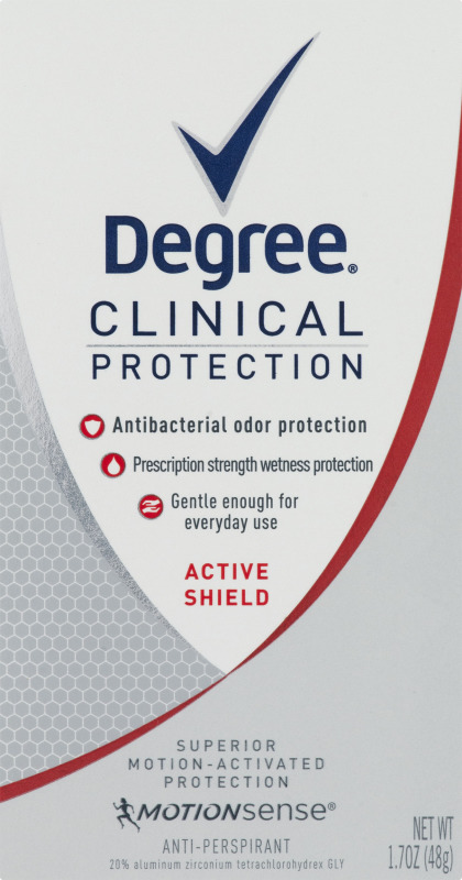 Degree Clinical Protection Active Shield Motion Sense Anti-Perspirant ...