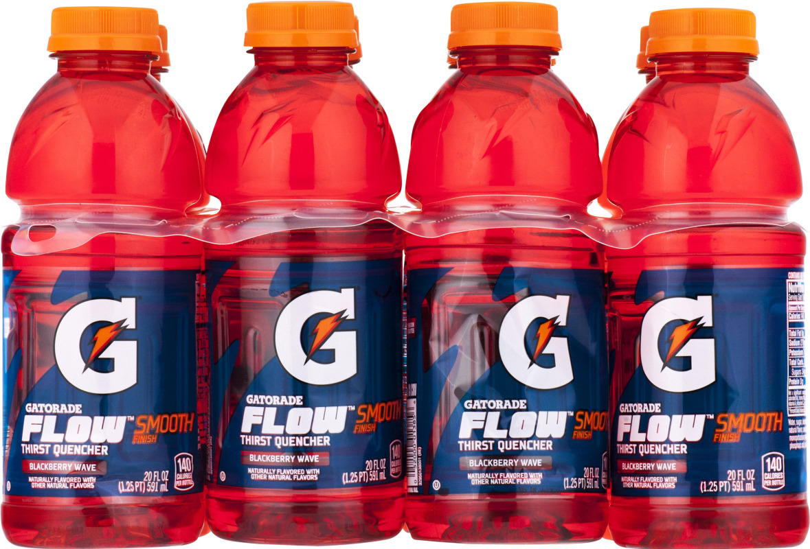 Gatorade Flow Smooth Finish Blackberry Wave - 8 CT Gatorade(52000013856 ...