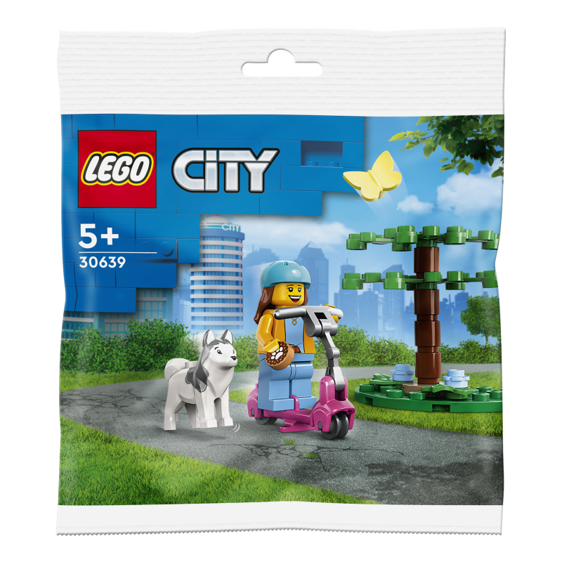 Конструктор для детей от 5лет №30639 Dog Park and Scooter City Lego 1шт ...