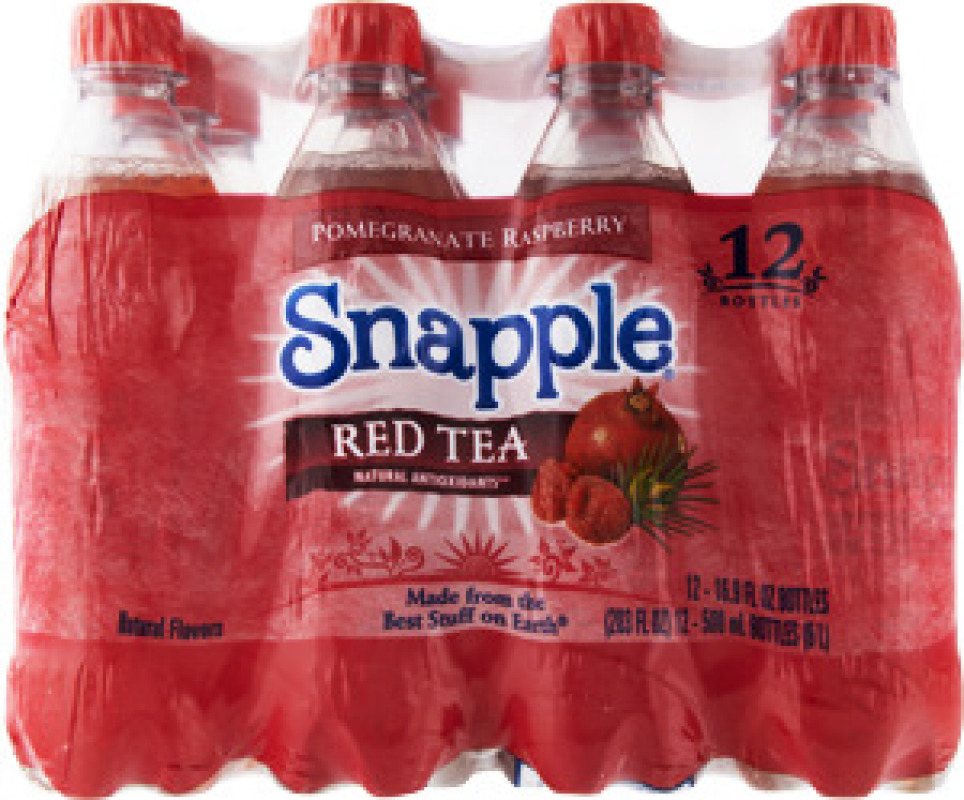 Snapple Pomegranate Raspberry Red Tea- 12 PK Snapple(76183644096 ...