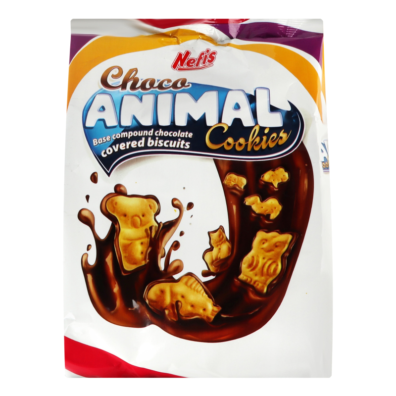 Печенье глазированное Choco Animal Nefis м/у 200г Nefis(14840266000658 ...