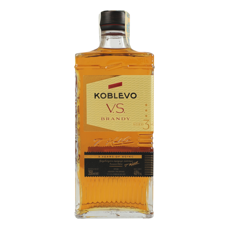 Бренді 350мл 40% 3 зірки VS Koblevo пл Koblevo(4820182222153): придбати ...