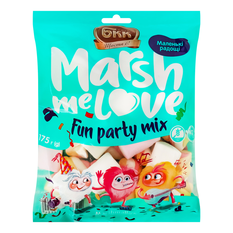 Маршмеллоу Fun party mix Київ БКК м/у 175г Київ БКК(4820205874154 ...