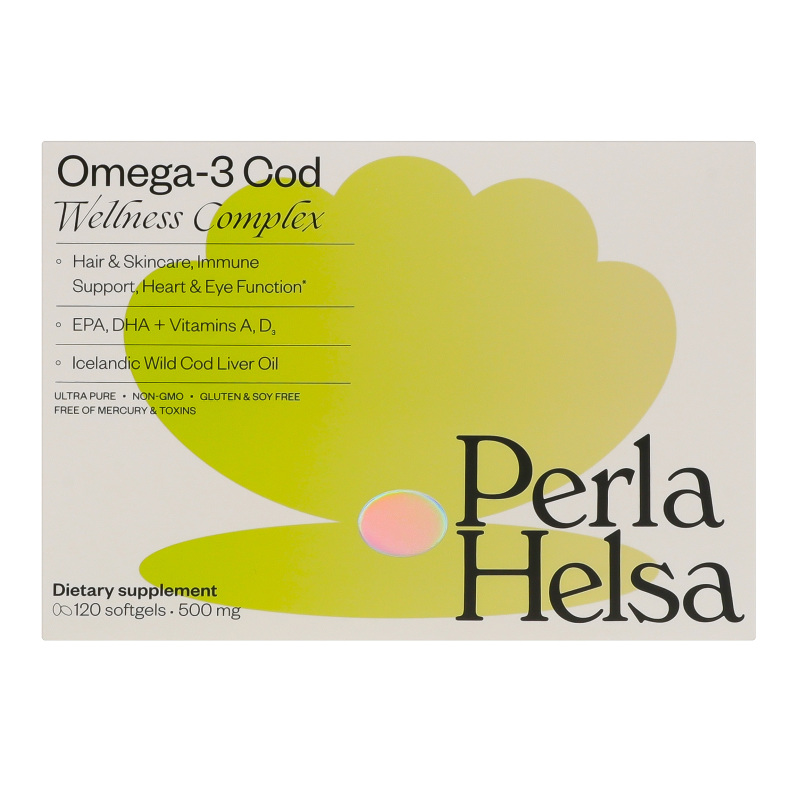 Добавка дієтична Cod Omega-3 Perla Helsa 120шт Perla Helsa ...
